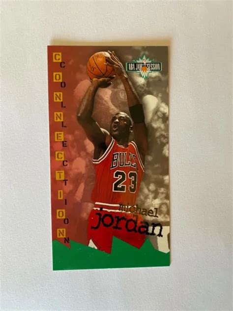 1995 96 FLEER NBA Jam Session 13 Michael Jordan Chicago Bulls Card MJ