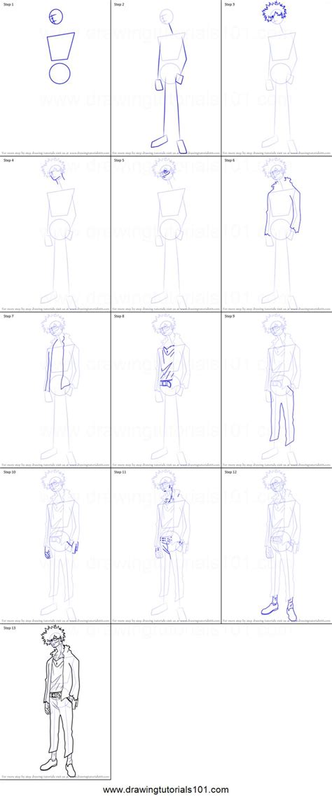 How To Draw Dabi From Boku No Hero Academia Boku No Hero Academia