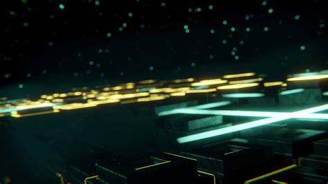 3d Render Seamless Animation Of Abstract Futuristic High Tech Armored Computer Generated