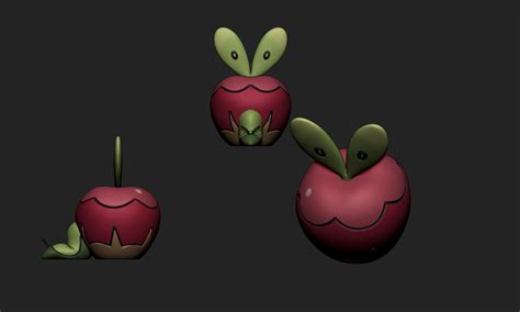 Archivo Stl Pokemon Applin・objeto Imprimible En 3d Para Descargar・cults