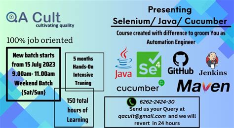 qacult software testing institute on linkedin automation java