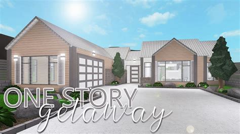 Bloxburg Modern House One Story Awesome Home Design Plan 11x8m With E