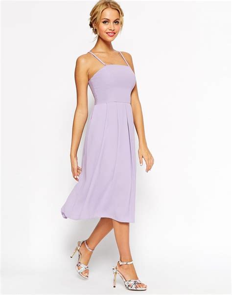 Asos Wedding Bandeau Midi Dress At Midi Dress Maxi Dress