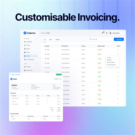Zaigency Services Clients Sales And Teams Management Laravel Script