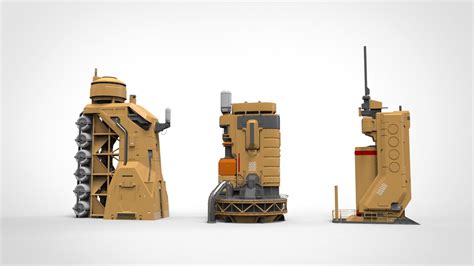 Sci Fi Modular Environment 18 3d Model Cgtrader