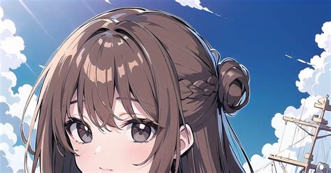 Aiイラスト 210 茶髪少女 おるとのイラスト Pixiv