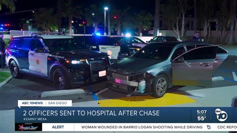 2 San Diego Police Officers Hurt Driver Arrested After High Speed Chase