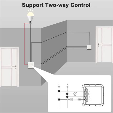 Switch Zigbee 1ch 5 Pcs Module De Commutation Tuya Smart Zigbee 30 10a Pour Maison