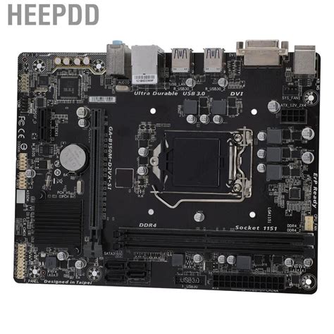 HEEPDD M ATX Motherboard PCI E Desktop Double DDR MHz Memory Phase Power Supply For