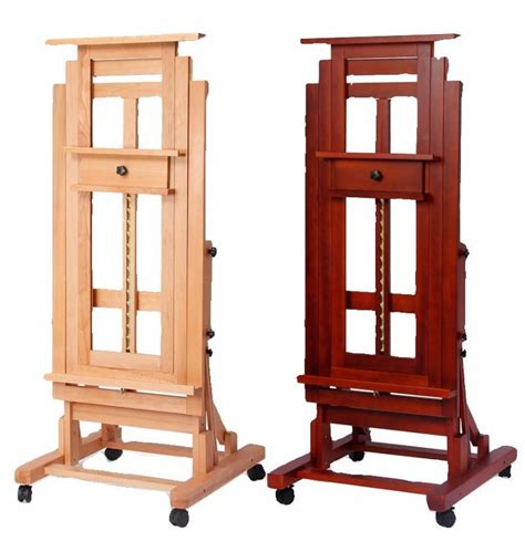 전문가용 이젤 휴대용 접이식 학원 고급 나무 드로잉 작업대 받침대 거치대 유화 캔버스 원목 미술 화판 대형 티몬