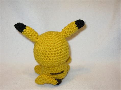 Chibi Glitch Pikachu Amigurumi Plush