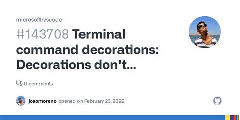 Terminal Command Decorations Decorations Don T Update On Settings Change Issue