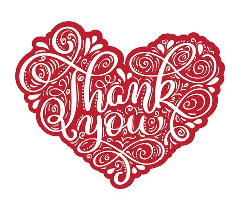 Thank You Heart Vectors And Illustrations For Free Download Freepik