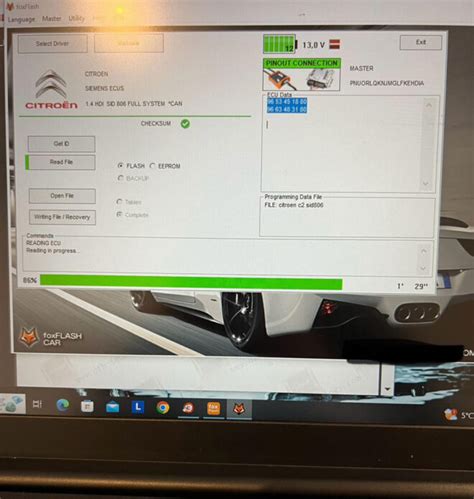 Foxflash Read And Write Citroen SID On Bench IECUTOOL Official Blog