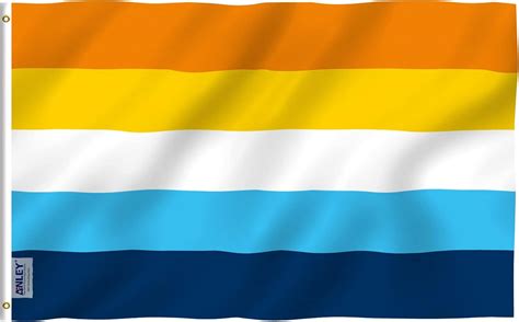 Anley Fly Breeze 3×5 Foot Aroace Pride Flag Vivid Color And Fade