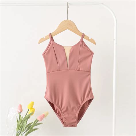 Professional Training Dancewear Pink Ballet Leotard Dance And