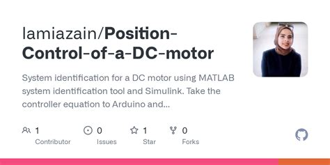 Github Lamiazain Position Control Of A Dc Motor System Identification For A Dc Motor Using