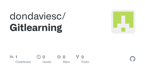 Github Dondaviescgitlearning