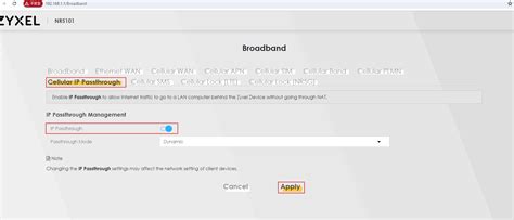 How To Configure Bridge Mode On Zyxel Mobile Router Zyxel Community