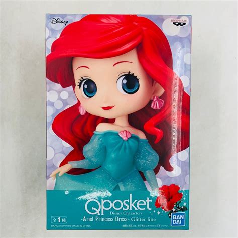 【未使用】新品未開封 Qposket Disney Characters Ariel Princess Dress Glitter Line