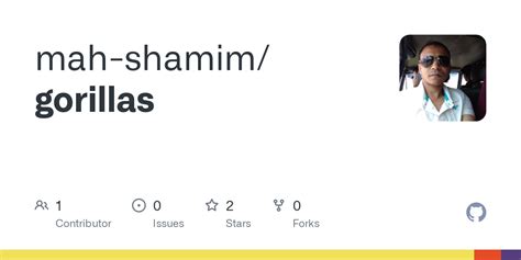 Github Mah Shamimgorillas
