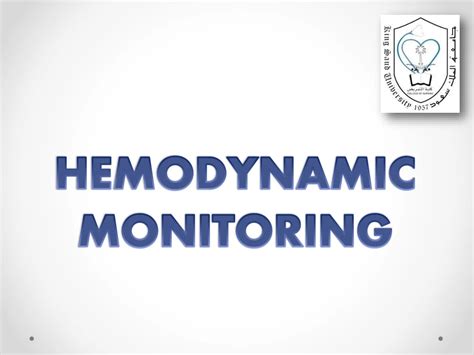 Ppt Hemodynamic Monitoring Powerpoint Presentation Free Download