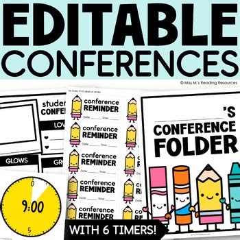 Parent Teacher Conference Forms Conference Reminder Slips Conferences Notes