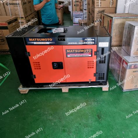 Promo Silent Genset Diesel 20 Kva Matsumoto Platinum Cicil 0 3x