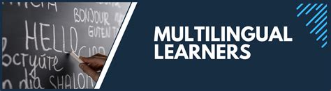 Multilingual Learners Department Of Education