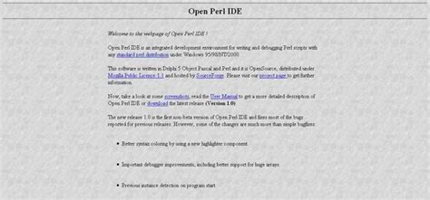 Open Perl Ide Mundo 3w