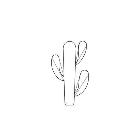 How To Draw A Realistic Cactus Easy Steps