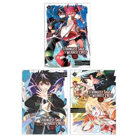 The Strongest Sage With The Weakest Crest Manga 8 10 Bundle