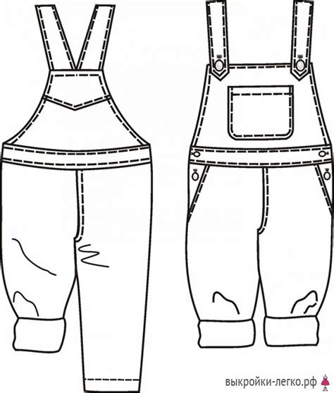 Выкройка детского комбинезона оверсайз Шить просто — Выкройки Легко рф Выкройка детского