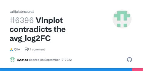 Vlnplot Contradicts The Avg Log FC Satijalab Seurat Discussion GitHub