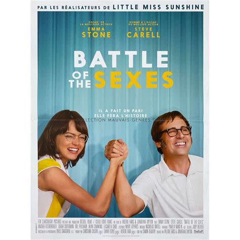 Affiche De Cinéma Française De Battle Of The Sexes 40x54 Cm