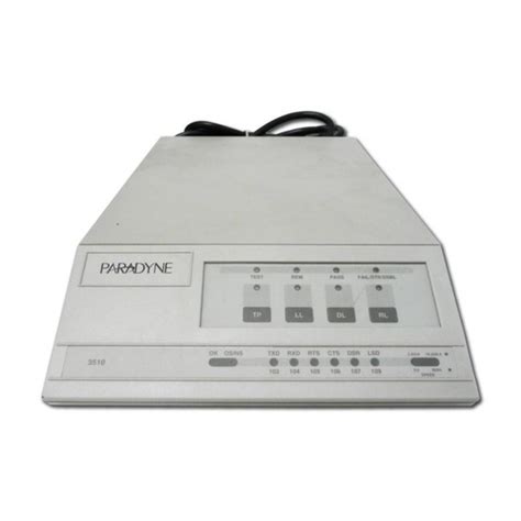 Paradyne Network Adapter 3510 Quick Reference Manual Pdf Download