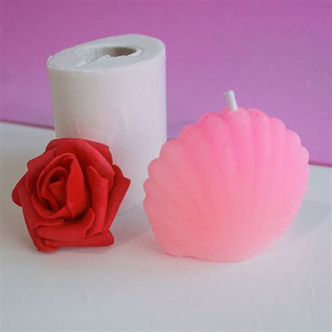 Forma De Silicone Vela Concha Ib Molde De Silicone Para Sabonete Shopee Brasil