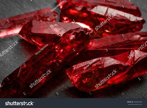 Rubies Raw Crystal Gems Concept Closeup Stock Photo Edit Now