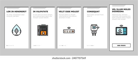 Home Smart Technology Control Onboarding Mobile Stock Vector Royalty Free 2407707569