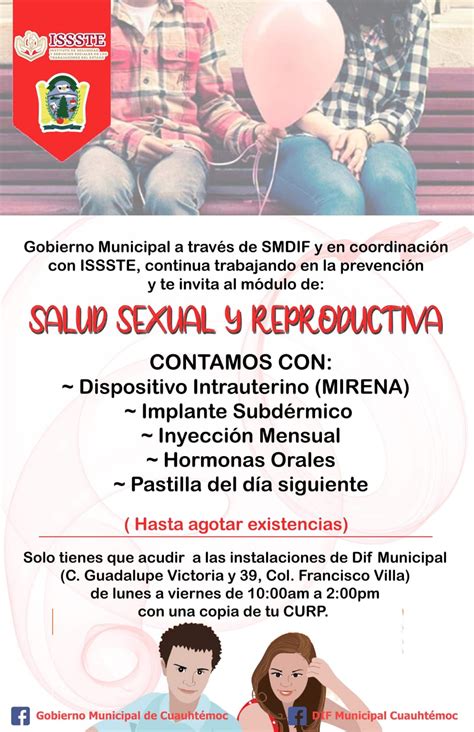 Continúa servicio de módulo de salud sexual y reproductiva ADN A