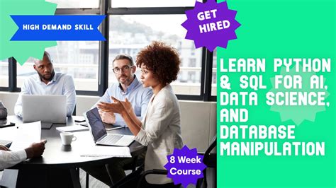 learn python and sql for ai data science and database manipulation c souletics®