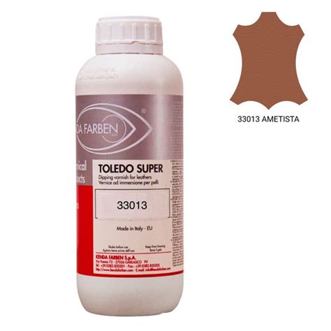 Краска проникающая для кожи Toledo Super 1000 мл. Цвет: Аметист 33013 ...