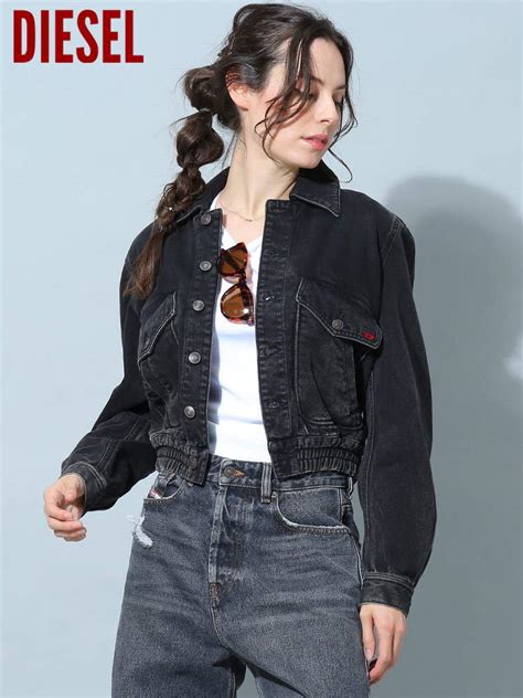 ディーゼル レディース ジャケット Diesel ブランド Gジャン デニム ボンバージャケット ショート丈 ジャケット S M L ジャケットアウター その他のジャケットアウター
