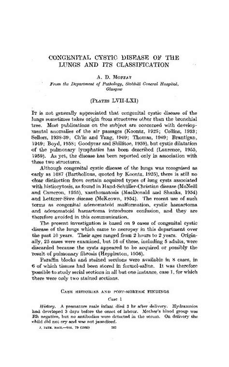 Pdf Congenital Cystic Disease Of The Lungs And Its Classification Dokumen Tips