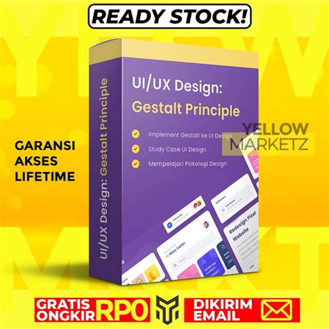 Jual Complete Belajar Ui Ux Design Prinsip Gestalt Shopee Indonesia