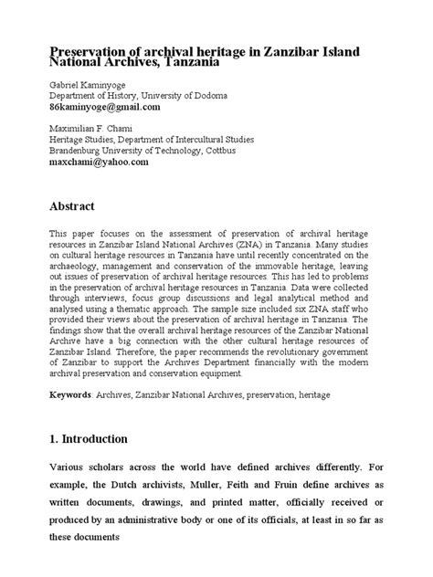 Published Paper One Pdf Archive Cultural Heritage