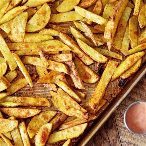 Oven Baked Steak Fries Recipe