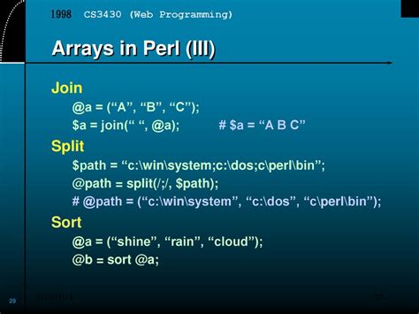 Collectingreorganizing Web Info Using Perl A Tutorial Ppt Download