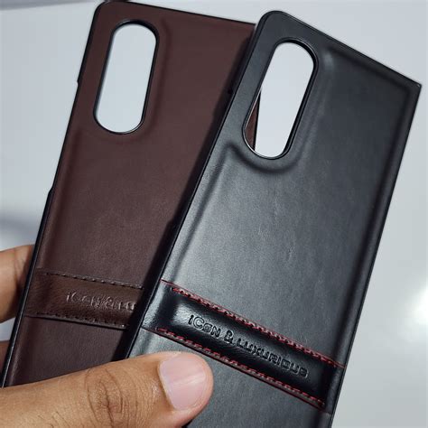 Samsung Galaxy Z Fold Leather Back Cover Icon BT Limited Edition Store