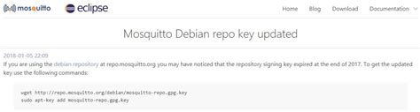 Blog Of Wei Hsiung Huang Raspbian Upgrading Mqtt From Jessie To